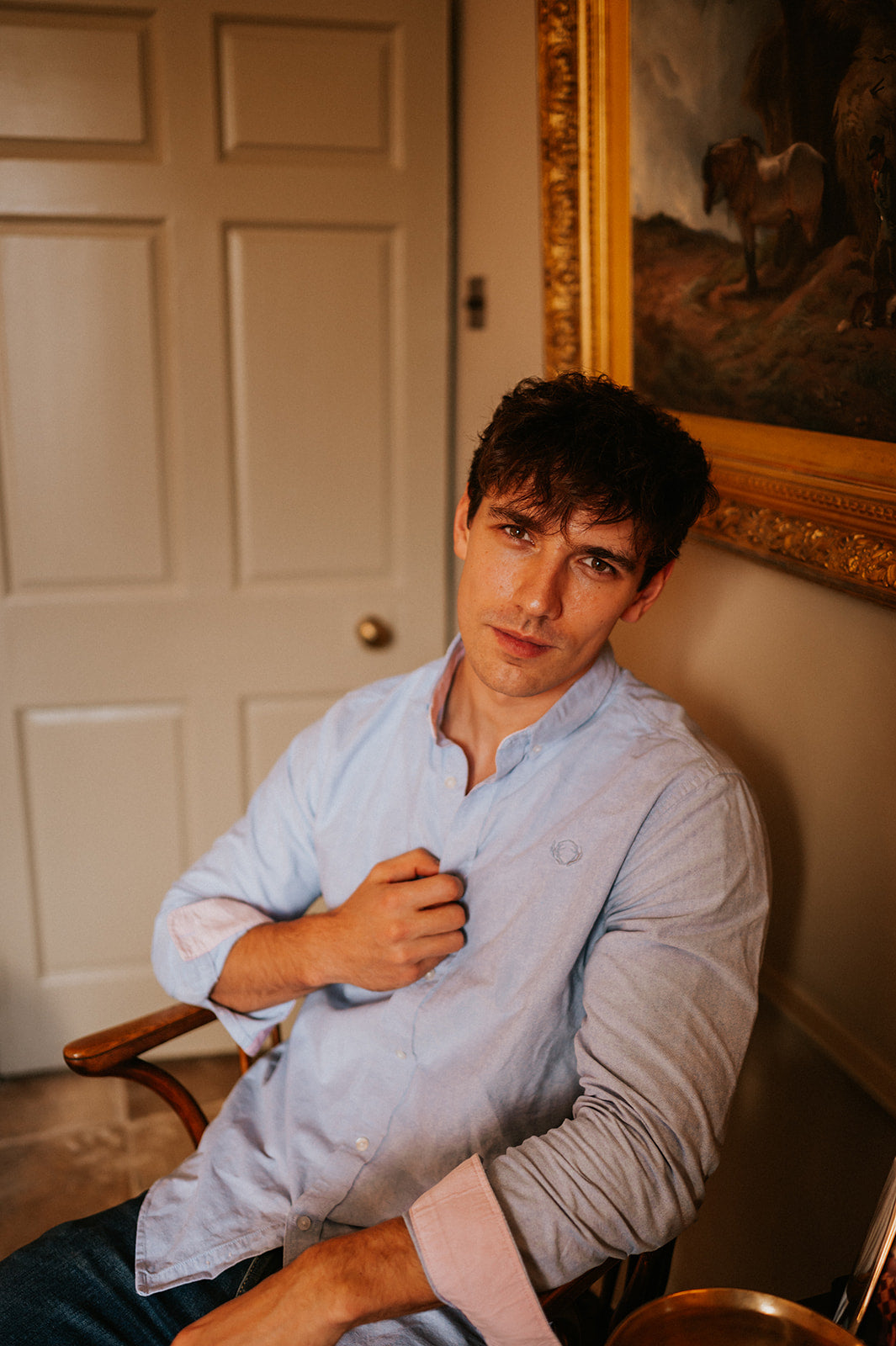 Men’s Up Town Blue Shirt | Digby Litten UK Online Store